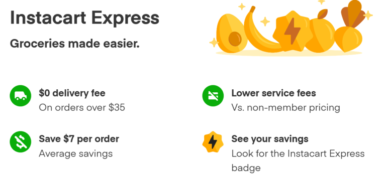 Instacart Promo Code & Coupon $10 OFF - Instacart Express