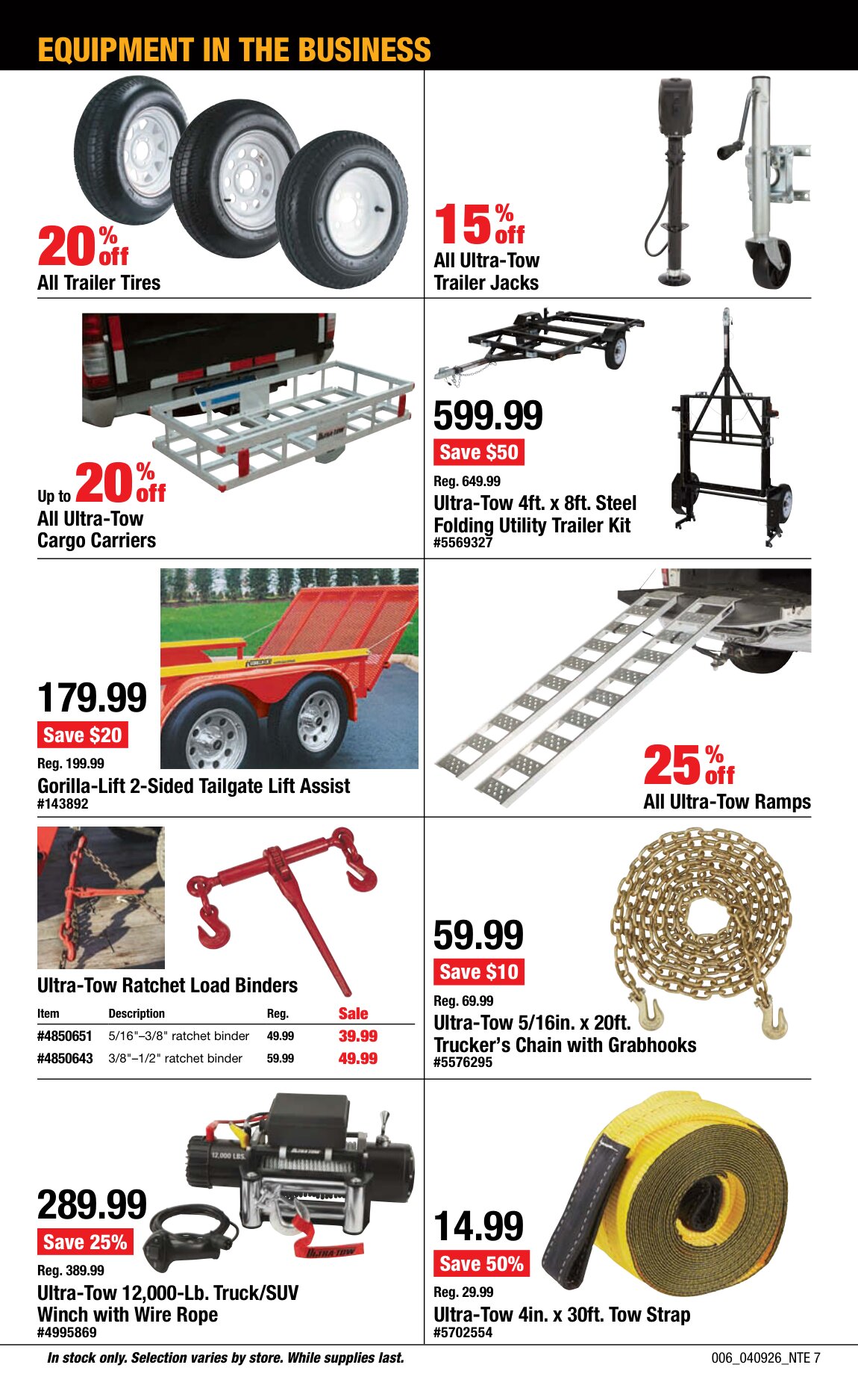 Northern Tool Deals April 6 - April 26, 2026. The Season's Biggest Sale!