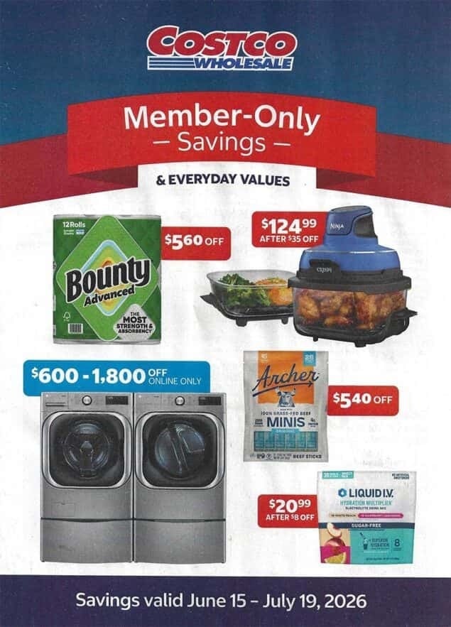 Costco Ad Sale June 15 - July 19, 2026
