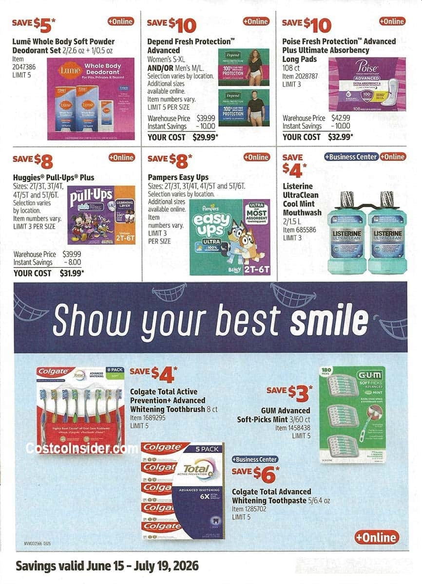 Costco Ad Sale June 15 - July 19, 2026