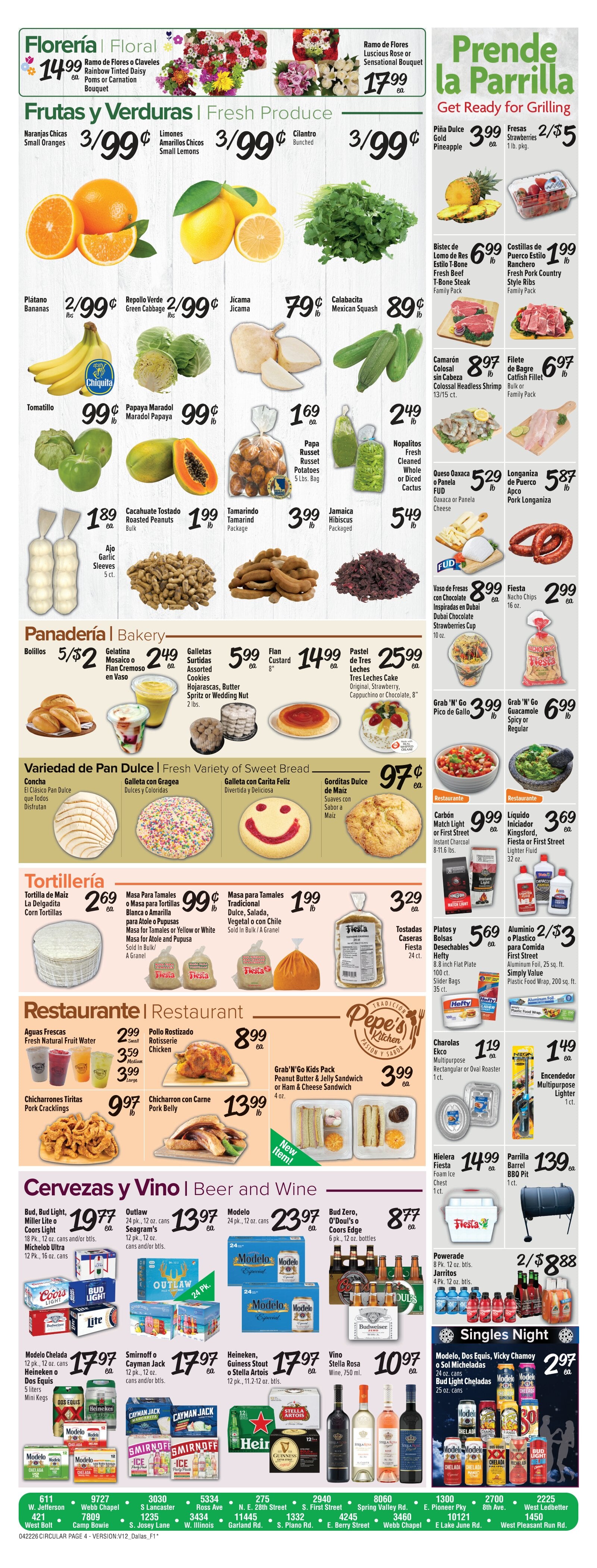 Fiesta Mart Weekly Ad April 22 - April 28, 2026