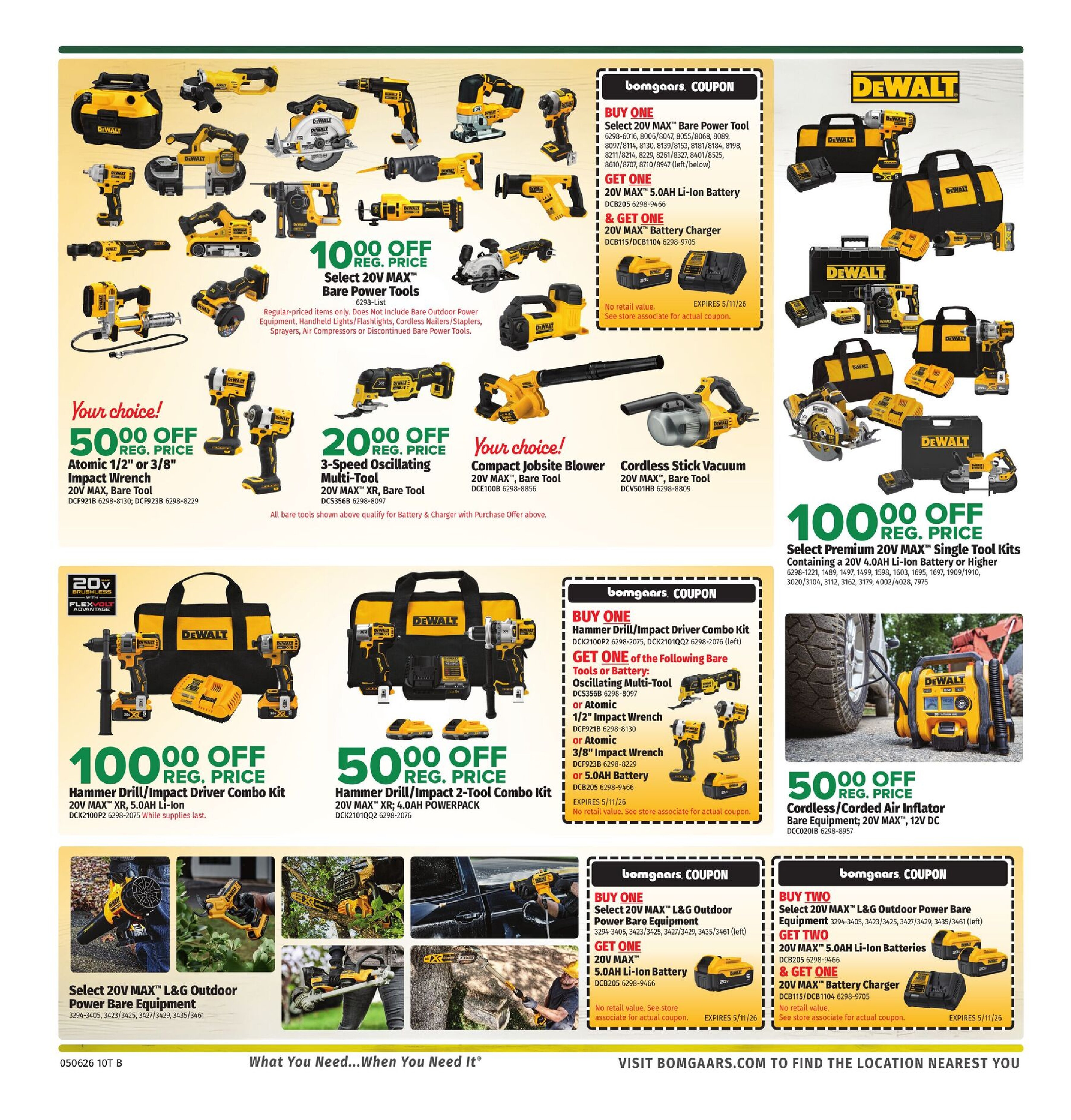 Bomgaars Weekly Flyer May 6 – May 11, 2026