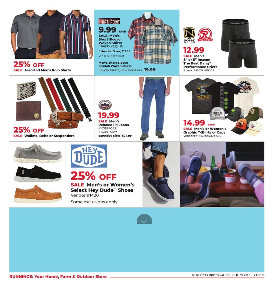 Runnings Weekly Flyer June 11 – June 21, 2026. Happy Father's Day!