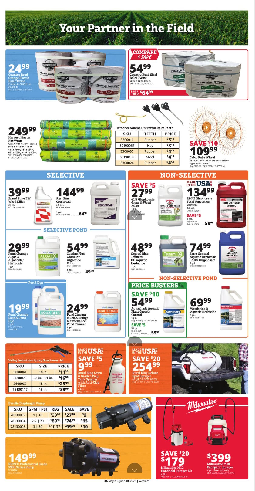 Rural King Weekly Ad May 28 - June 10, 2026. Summer Savings!