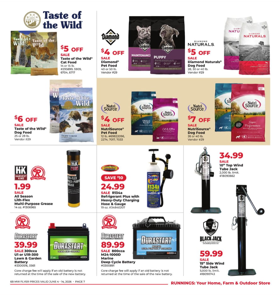 Runnings Weekly Ad June 4 – June 14, 2026. Love Your Outdoor Space!