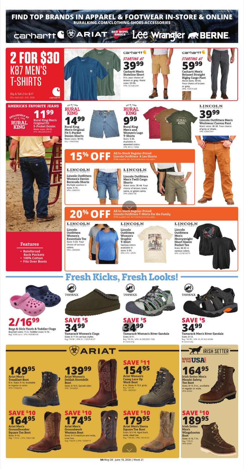 Rural King Weekly Ad May 28 - June 10, 2026. Summer Savings!