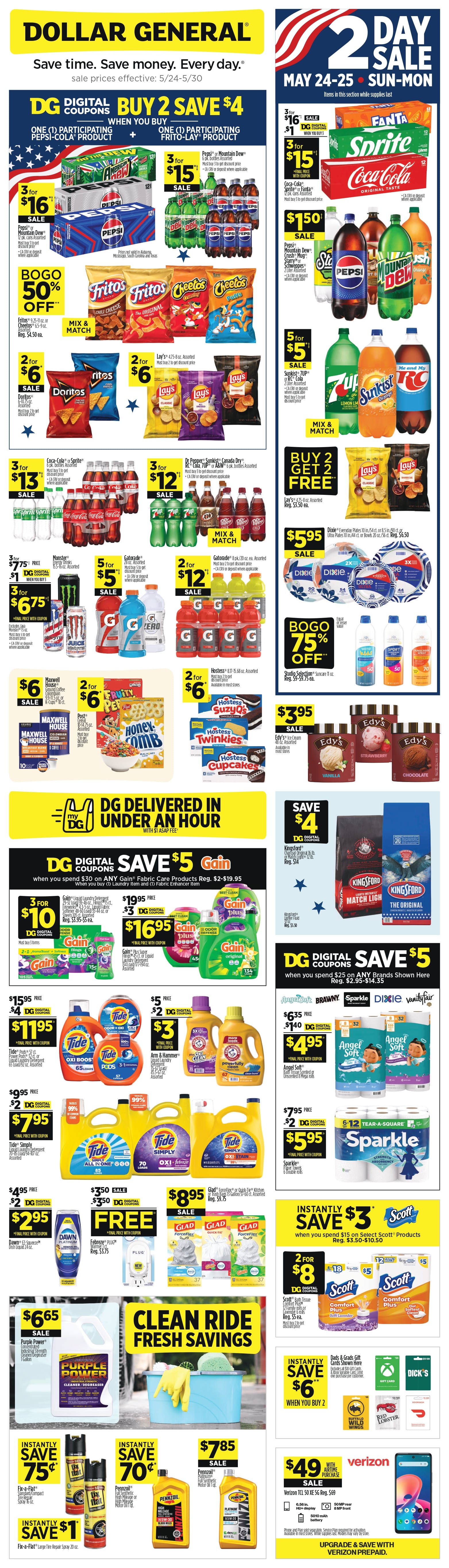 Dollar General Weekly Ad May 24 - May 30, 2026