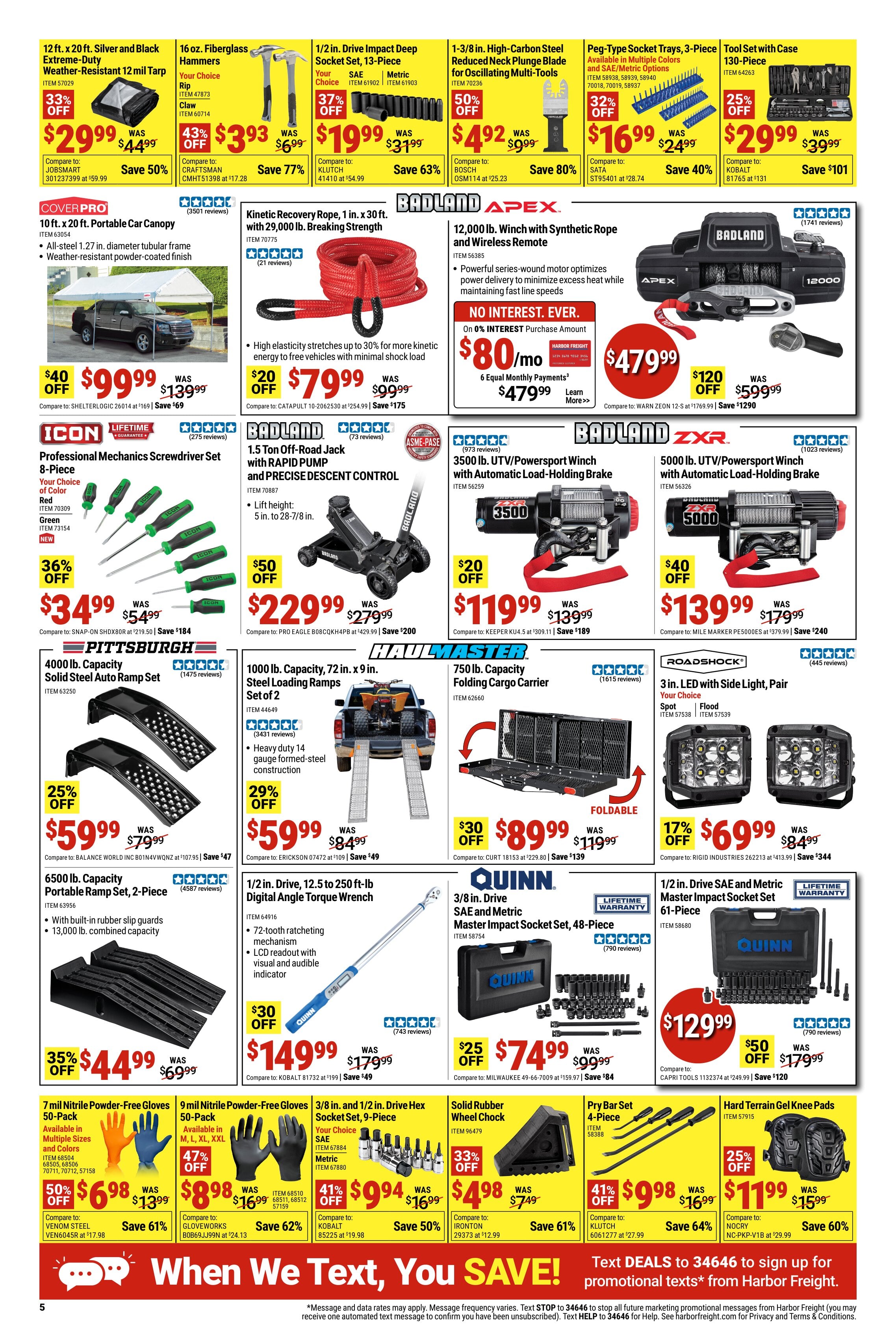 Harbor Freight Ad June 1 - June 7, 2026. June Parking Lot Sale!