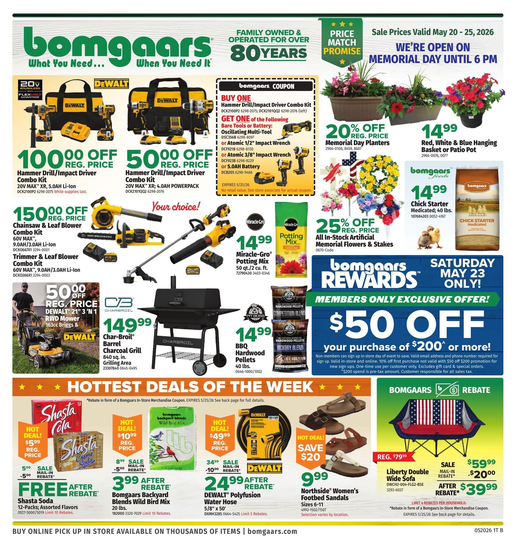 Bomgaars Weekly Flyer May 20 – May 25, 2026