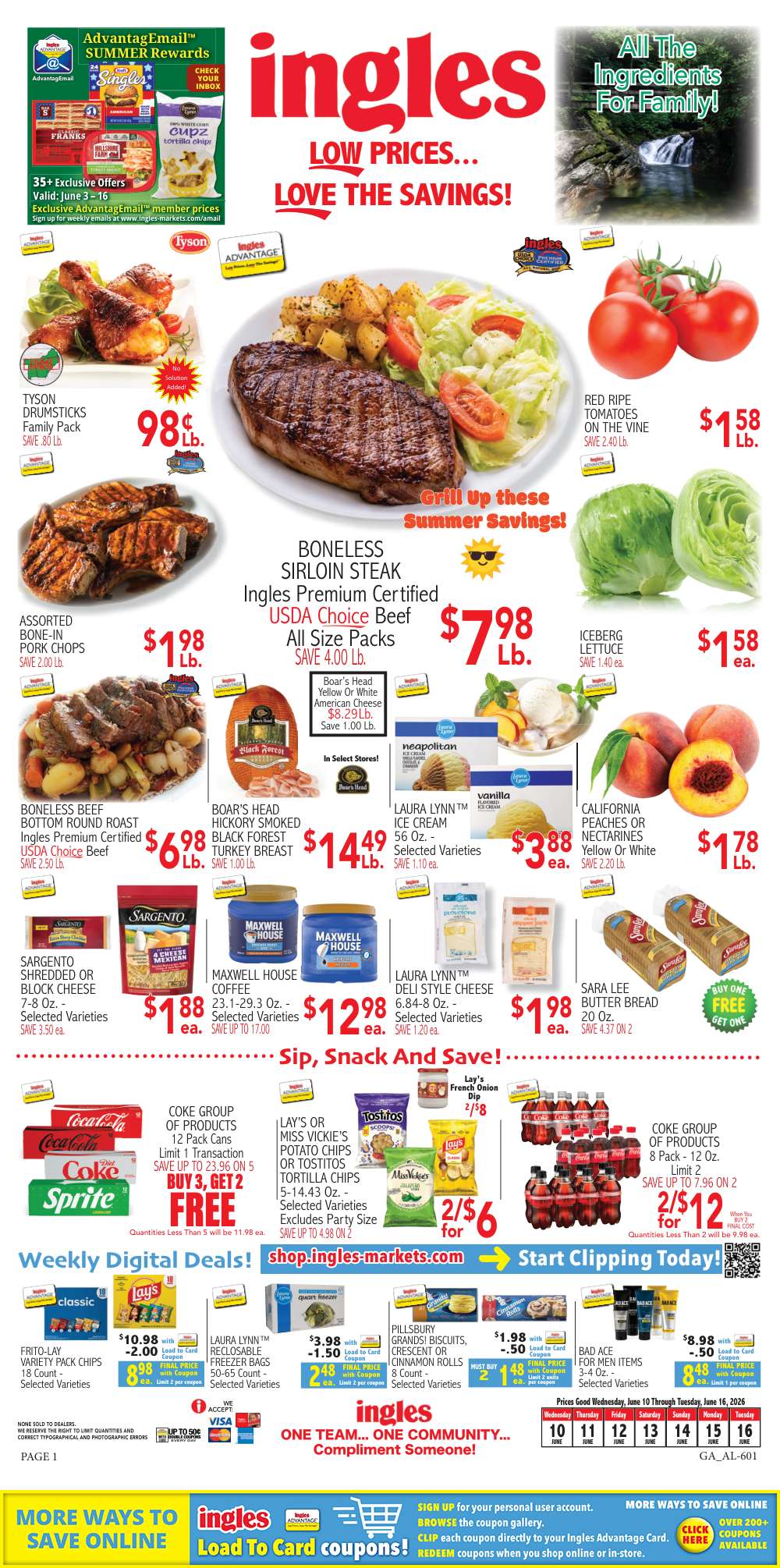Ingles Weekly Ad June 10 – June 16, 2026