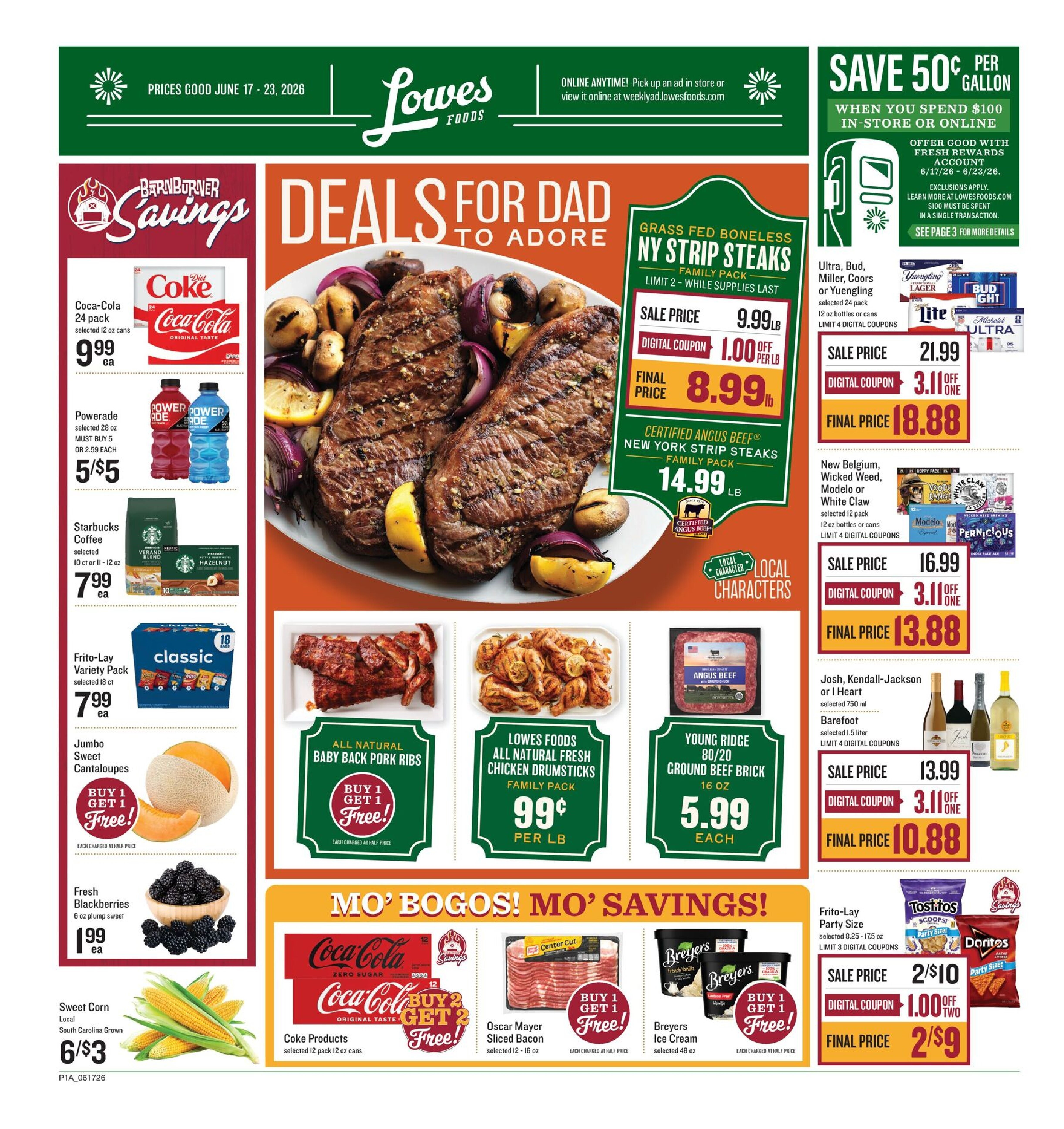 Lowes Foods Ad for this week June 17 - June 23, 2026