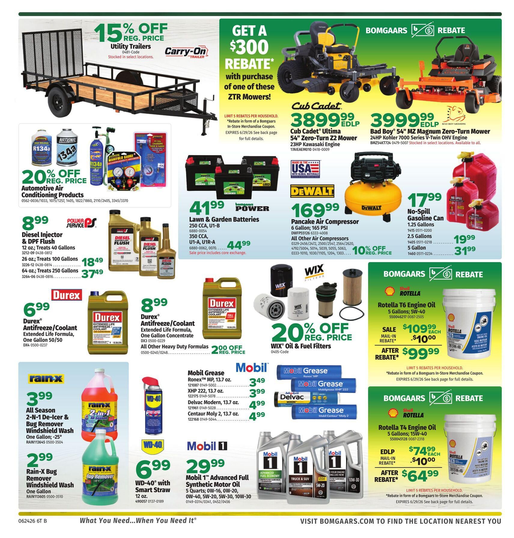 Bomgaars Weekly Ad June 24 – June 29, 2026